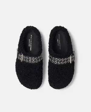 Stella McCartney Elyse Studded Strap Backless Clogs
