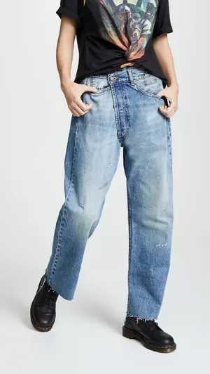 R13 Crossover Denim Jeans