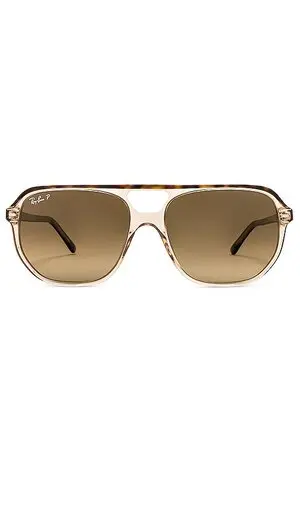 Ray-ban Ray-Ban Aviator Sunglasses Havana & Transparent Brown