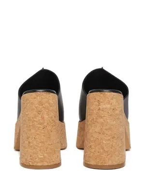 Stella McCartney 105mm Skyla Cork-platform Sandals - Black