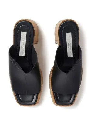 Stella McCartney 105mm Skyla Cork-platform Sandals - Black