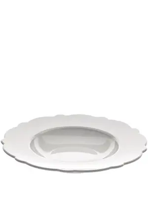 ALESSI Scallop-edge Soup Bowl - White