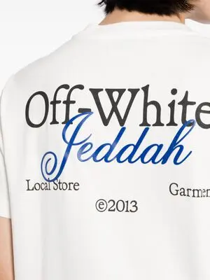 Off-White Jeddah Logo-print Cotton T-shirt