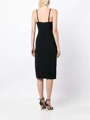 FLEUR DU MAL Brilliant Mesh Bustier Dress