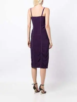 FLEUR DU MAL Mesh Bustier Dress