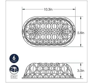 NORDICWARE Jubilee Loaf Pan