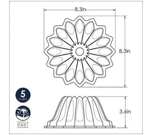 NORDICWARE Lotus Bundt Pan