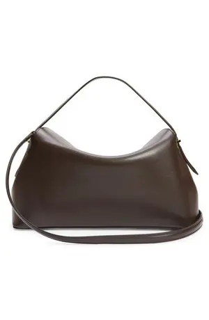 TOTEME T-lock Curve Shoulder Bag - Bark