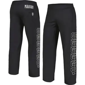 PLEASURES San Francisco Giants Pitcher Track Pants - Black