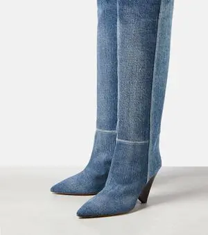 Isabel Marant Étoile Lakita Knee-high Boots - Blue