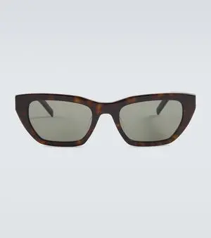 Saint Laurent Saint Laurent Rectangle Full Rim Sunglasses Brown