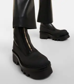 Chloé Raina Leather Ankle Boots