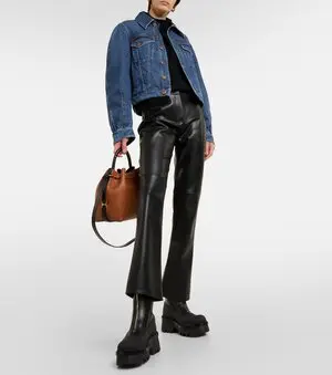 Chloé Raina Leather Ankle Boots