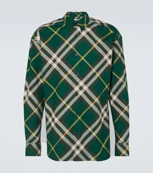 Burberry Check Cotton Shirt - Multicoloured