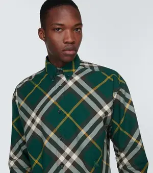 Burberry Check Cotton Shirt - Multicoloured