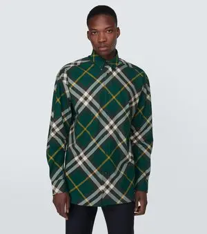 Burberry Check Cotton Shirt - Multicoloured