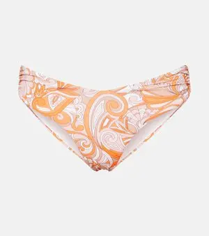 Melissa Odabash Melissa Odabash Colombia Low-Rise Bikini Bottoms Orange