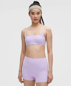 Lululemon Like A Cloud Spaghetti-strap Bra Lavender Frost