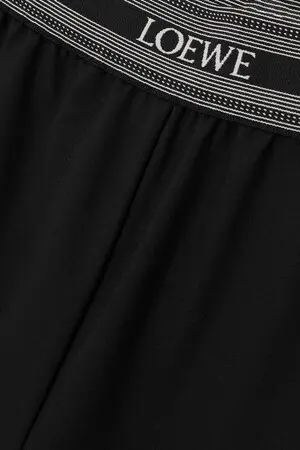 Loewe Jacquard-trimmed Wool Culottes