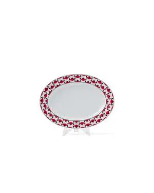 Prada Small Porcelain Plate - Black