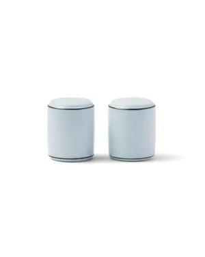 Prada Porcelain Salt And Pepper Set - Light Blue