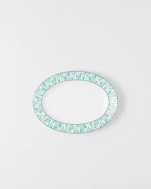 Prada Porcelain Serving Plate - Green