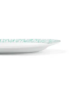 Prada Medium Porcelain Serving Plate - Green