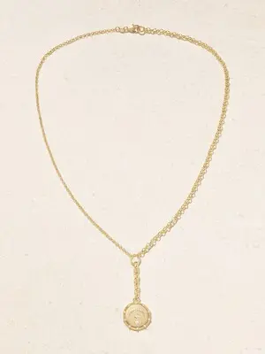 FOUNDRAE Pause Medium Mixed Belcher Extension 18-karat Diamond Necklace - Gold