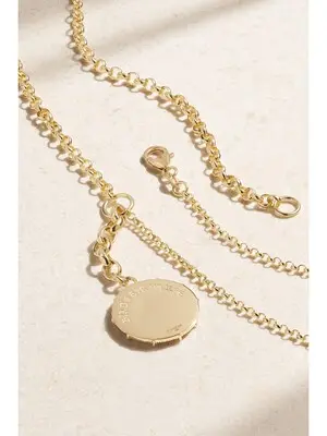 FOUNDRAE Pause Medium Mixed Belcher Extension 18-karat Diamond Necklace