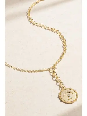 FOUNDRAE Pause Medium Mixed Belcher Extension 18-karat Diamond Necklace