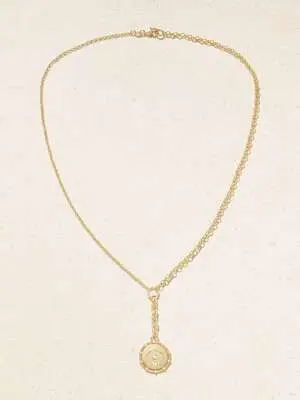 FOUNDRAE Pause Medium Mixed Belcher Extension 18-karat Diamond Necklace