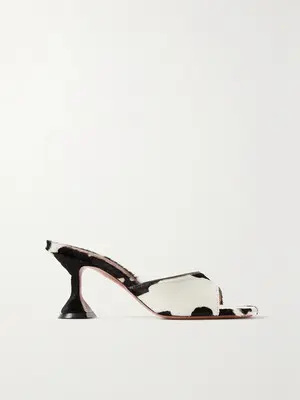 Amina Muaddi Lupita Calf Hair Mules - Multi