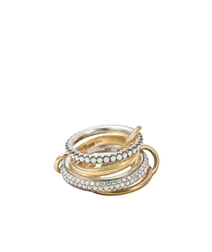 SPINELLI KILCOLLIN Vega 18-karat Rhodium-plated Sterling Silver And Diamond Ring - Gold