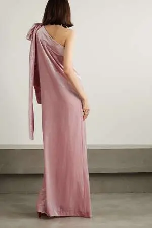 Bernadette Nel One-sleeve Velvet Gown