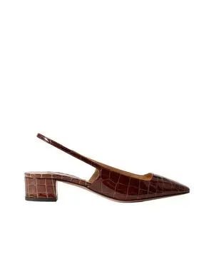 Aquazzura Croc Effect Pumps