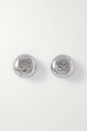 Loewe Pebble Stud Earrings - Silver