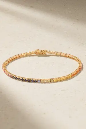ROXANNE FIRST Roxanne First 14-karat Gold Sapphire Bracelet Gold