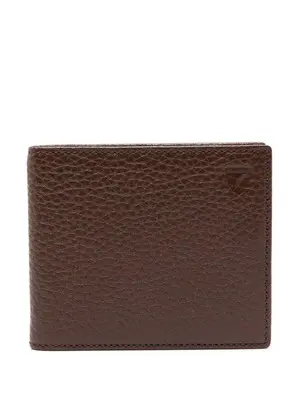 ASPINAL OF LONDON Logo-stamp Leather Wallet - Brown