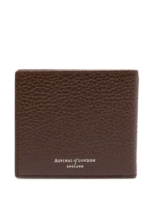 ASPINAL OF LONDON Logo-stamp Leather Wallet