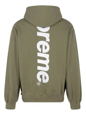 Supreme Satin Appliqué Hoodie - Green
