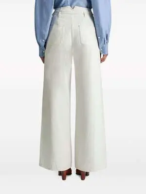 Etro High-rise Wide-leg Jeans - White