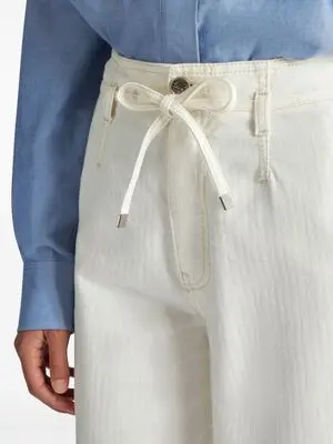 Etro High-rise Wide-leg Jeans - White