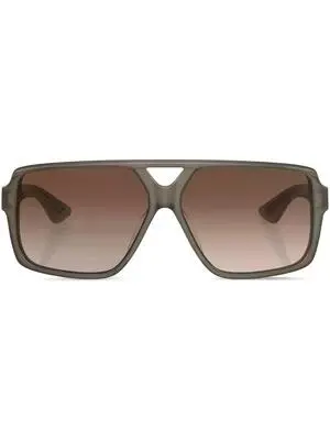 Oliver Spencer 1977c Oversize-frame Sunglasses - Grey