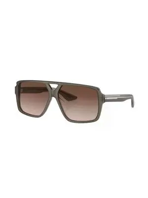Oliver Spencer 1977c Oversize-frame Sunglasses - Grey