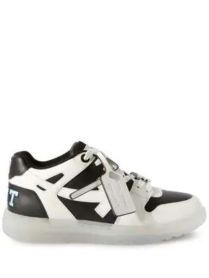 Off-White Leather "arrows" Motif Sneakers - White
