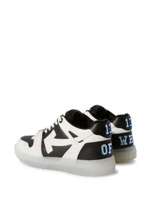 Off-White Leather "arrows" Motif Sneakers - White
