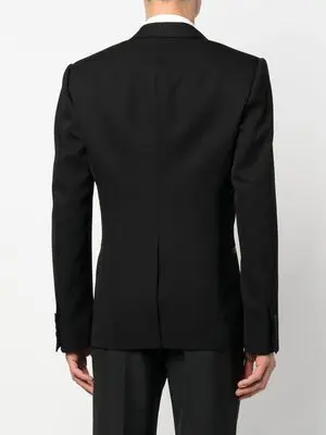 Alexander McQueen Double-breasted Silk Blazer