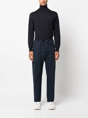 Alexander McQueen Drawstring-waist Trousers - Blue