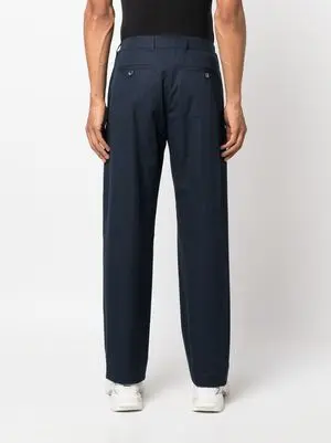 Alexander McQueen Drawstring-waist Trousers - Blue
