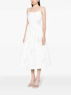 Sachin & Babi Audra Floral-embroidered Midi Dress